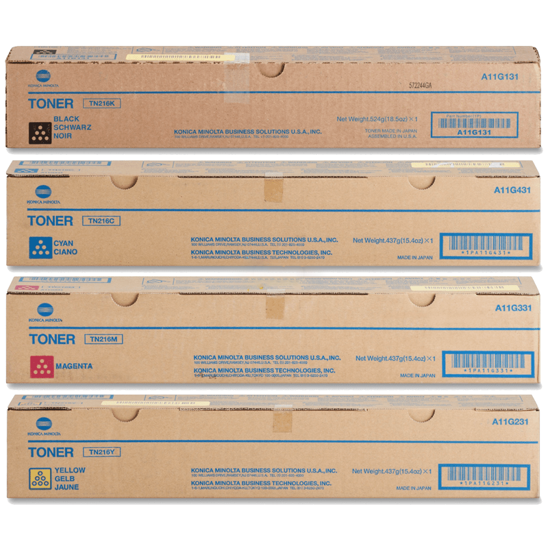 Toner Konica Minolta TN-321 original pack des 4 couleurs – WAZO TECH